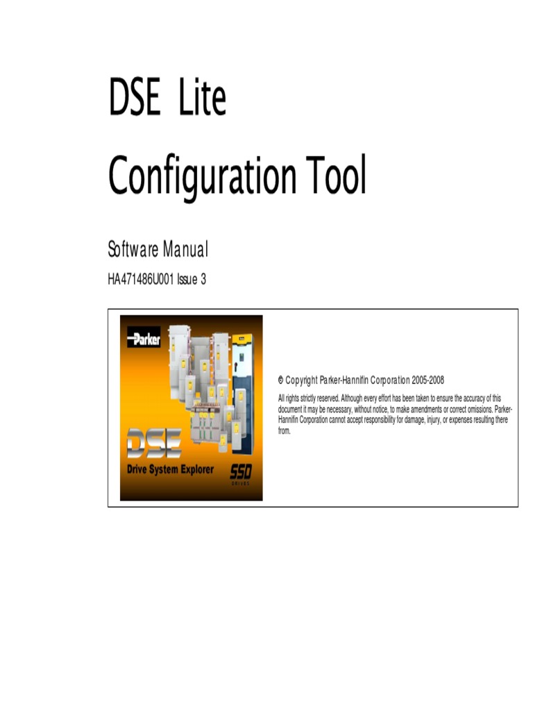 Parker SSD DSE Lite Config Tool | PDF | Device Driver | Tab (Gui)