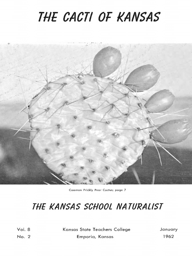 Cacti of Kansas | PDF | Plants | Botany