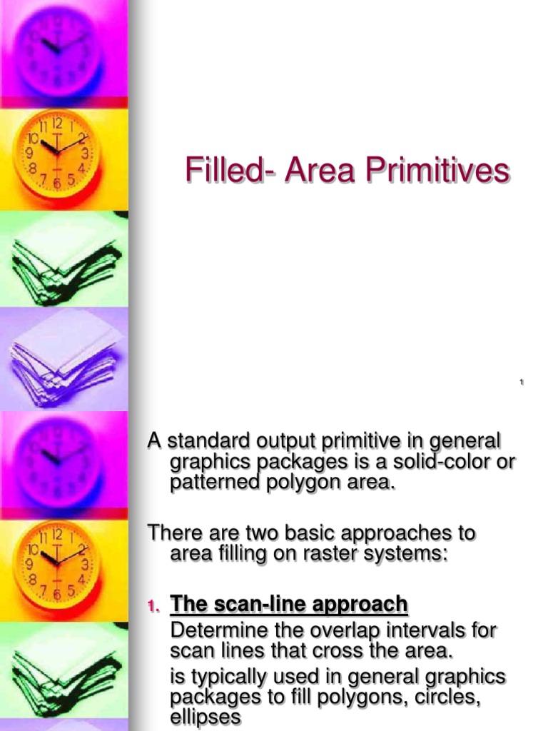 Filled-Area Primitives | PDF | Polygon | Scientific Modeling