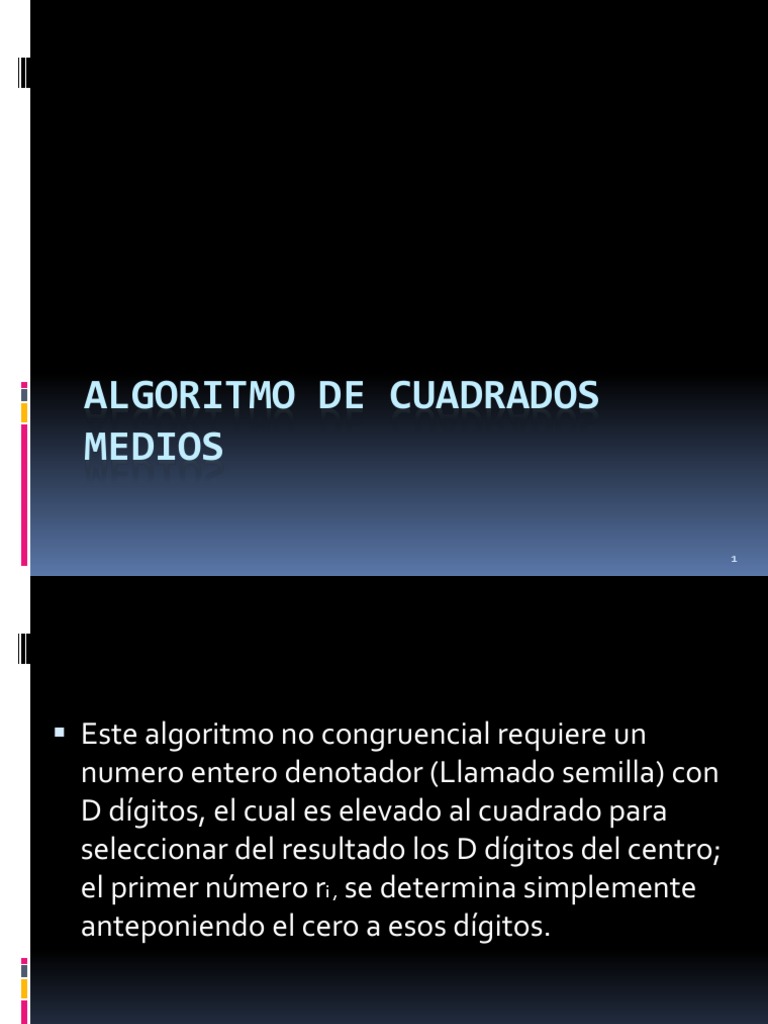 Cuadrados Medios | PDF