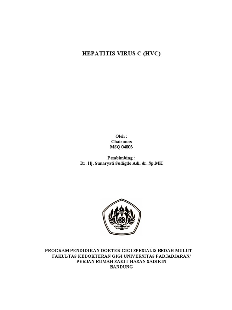 Virus Hepatitis C HCV | PDF