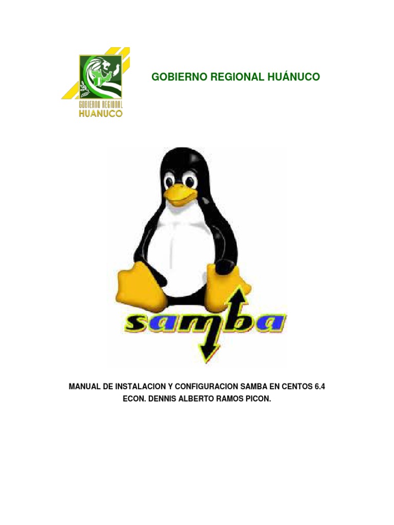 Manual Instalacion y Configuracion Samba en Centos | PDF | Servidor ...