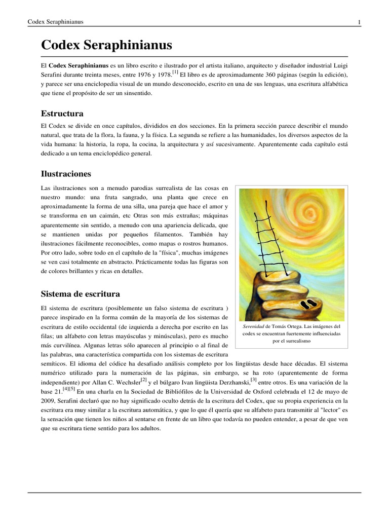 WIKIPEDIA - Codex Seraphinianus PDF | PDF