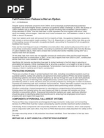 Sample Fall Protection Plan Template | PDF | Occupational Safety And ...
