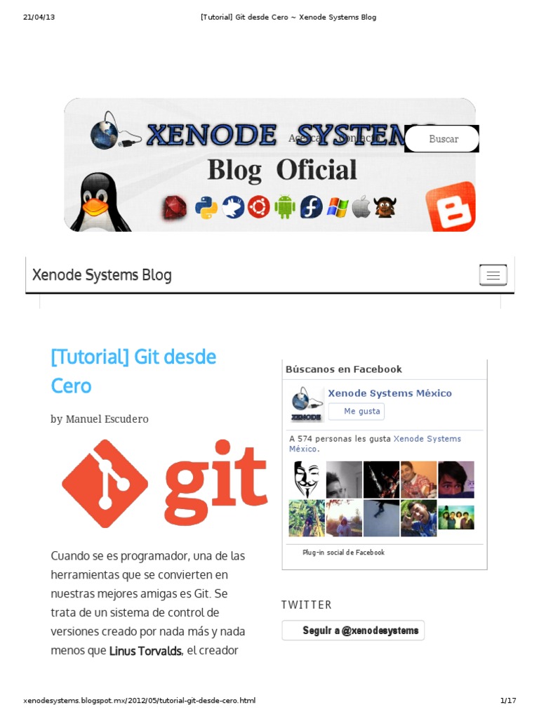 Tutorial Git Desde Cero PDF | PDF | Archivo de computadora | Directorio ...