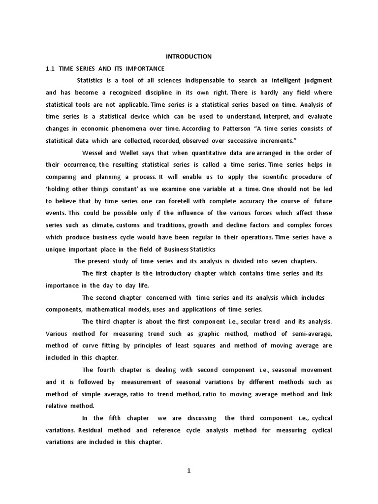 Time Series Analysis Pdf Seasonality Linear Trend Estimation
