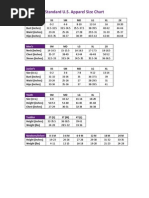 Target Size Chart | PDF