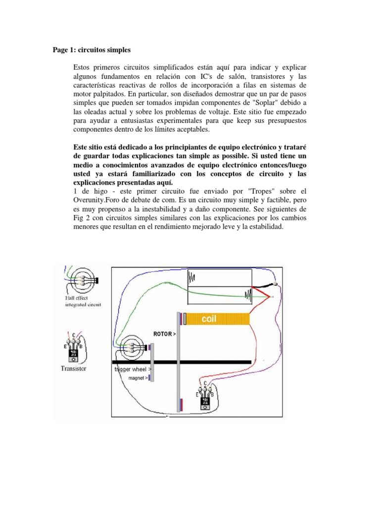 Adams Motor | PDF | Transistor | Corriente eléctrica