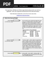 Suspension Motion Ratio Calculations | PDF | Suspension (Vehicle ...
