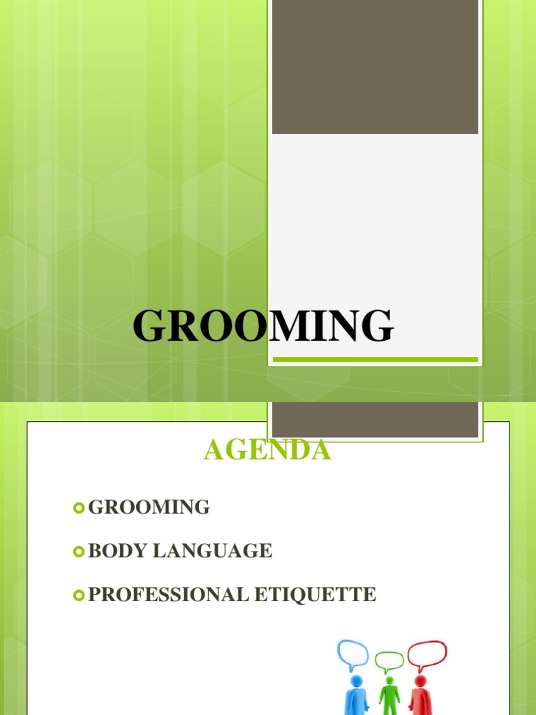 Grooming | PDF | Nonverbal Communication | Body Language