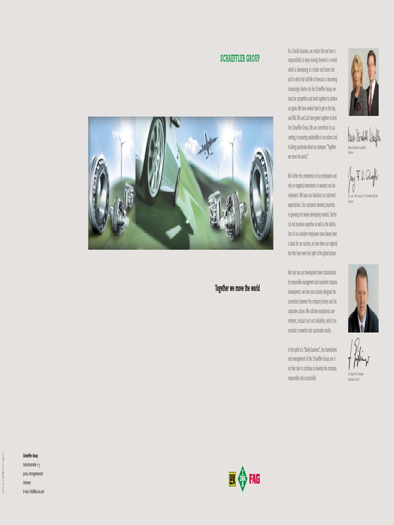 The Schaeffler Group: Together We Move the World Through Innovation ...