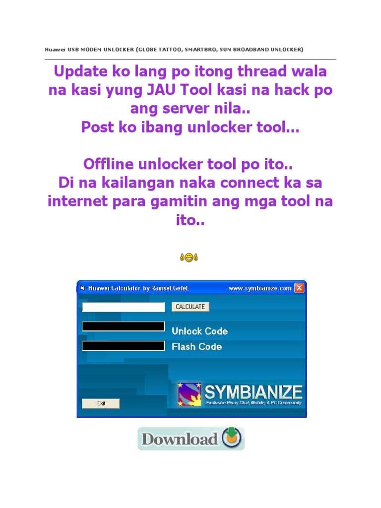 Huawei Usb Modem Unlocker | PDF | Modem | Electronics
