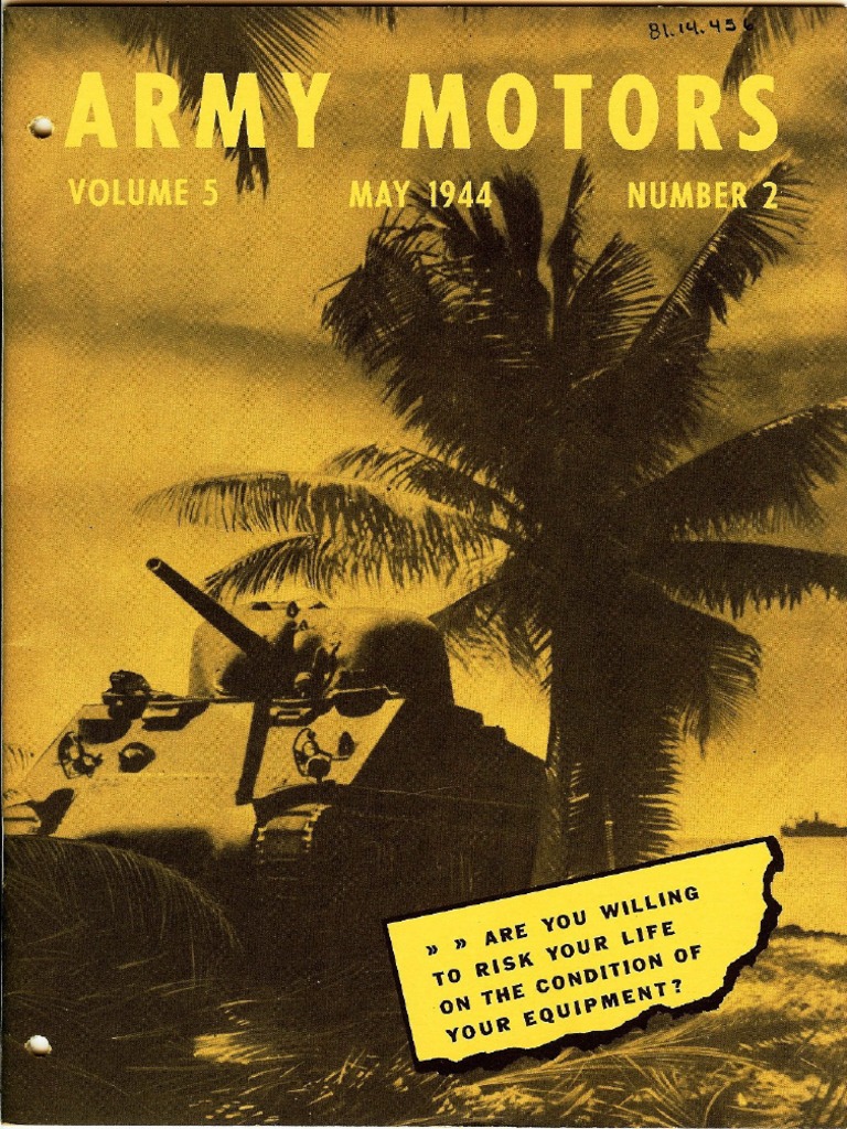 Army Motors - Vol. 5, No. 2 (May 1944) | PDF