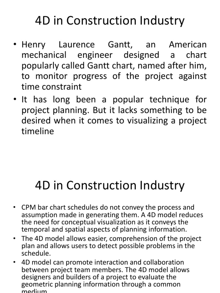 4d in Construction New | PDF | Building Information Modeling ...