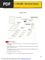 Paper Bindle Template | PDF