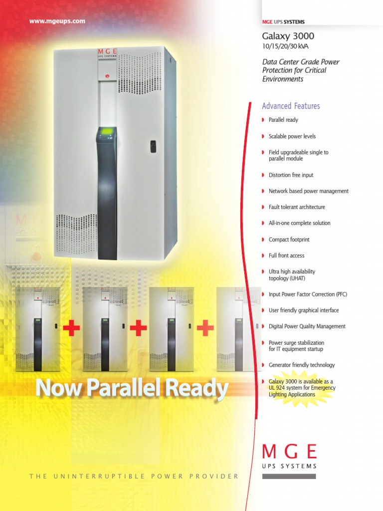 MGE Galaxy 3000 Prospect | Rectifier | Technology