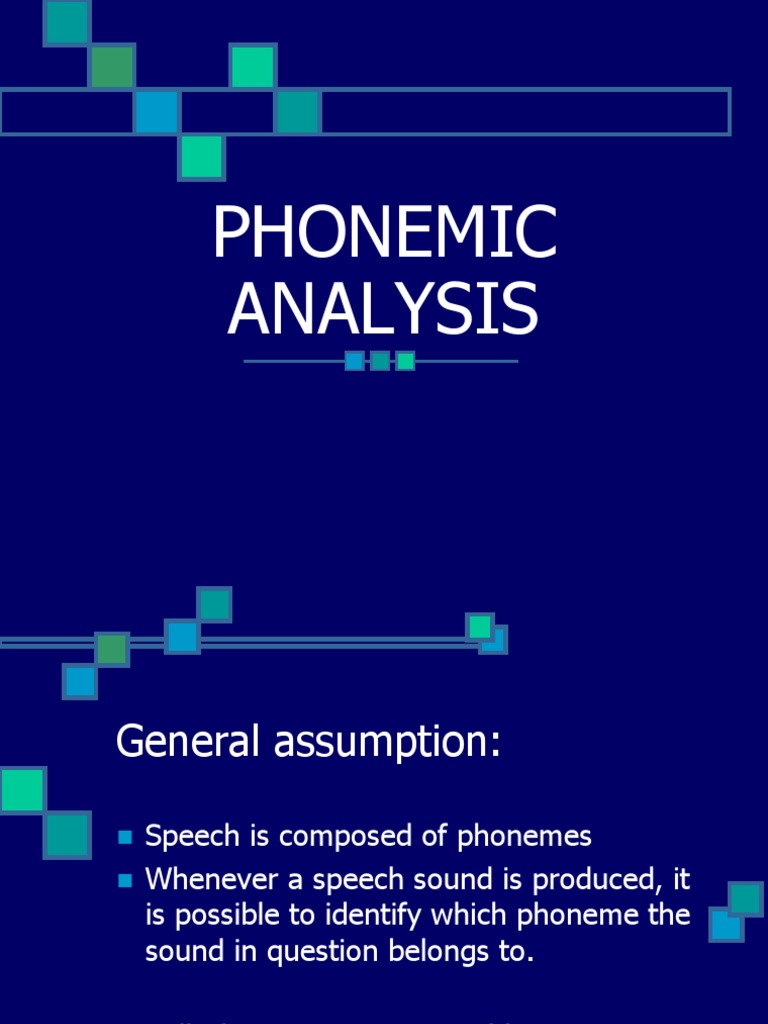 LECTURE 10 Phonemic Analysis | PDF | Phoneme | Syllable