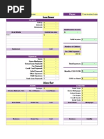 Rich Dad Financial Statement Template | PDF | Expense | Loans
