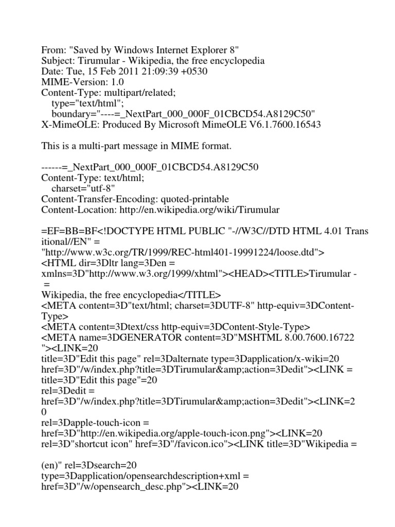 Tirumular - Wikipedia, The Free Encyclopedia | PDF | World Wide Web ...