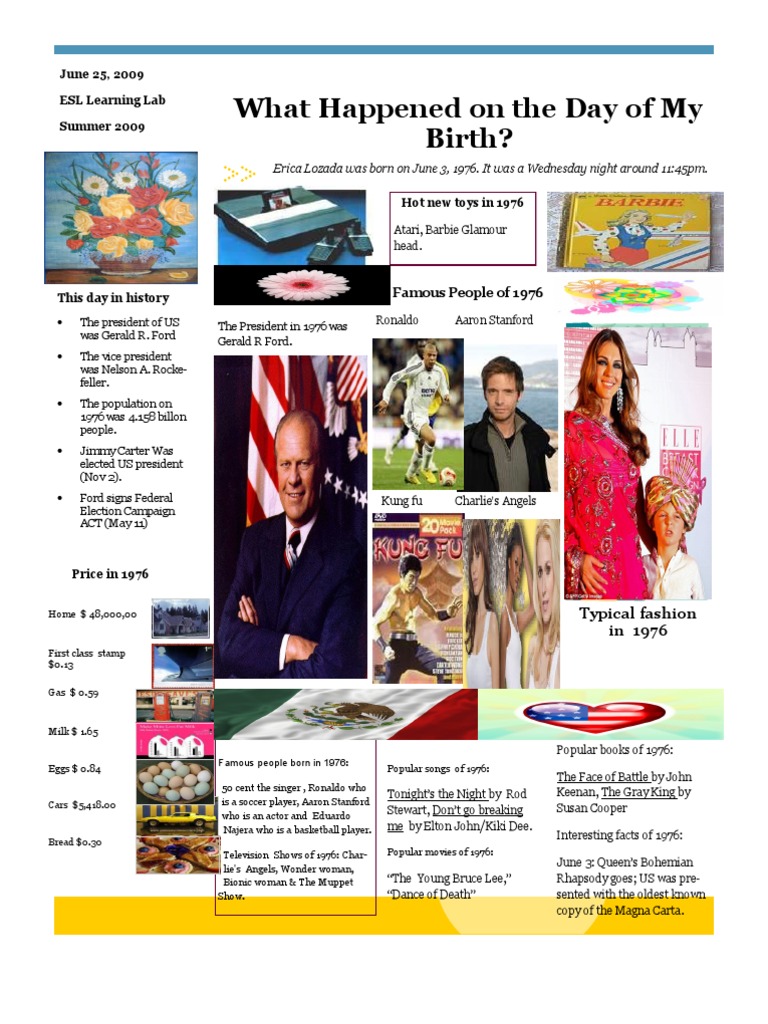 What Happened On The Day I Was Born | PDF | Graphics | World Wide Web