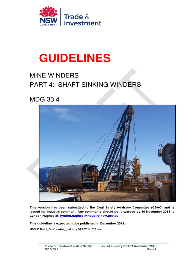 Shaft Sinking Part4 | PDF | Mining | Safety
