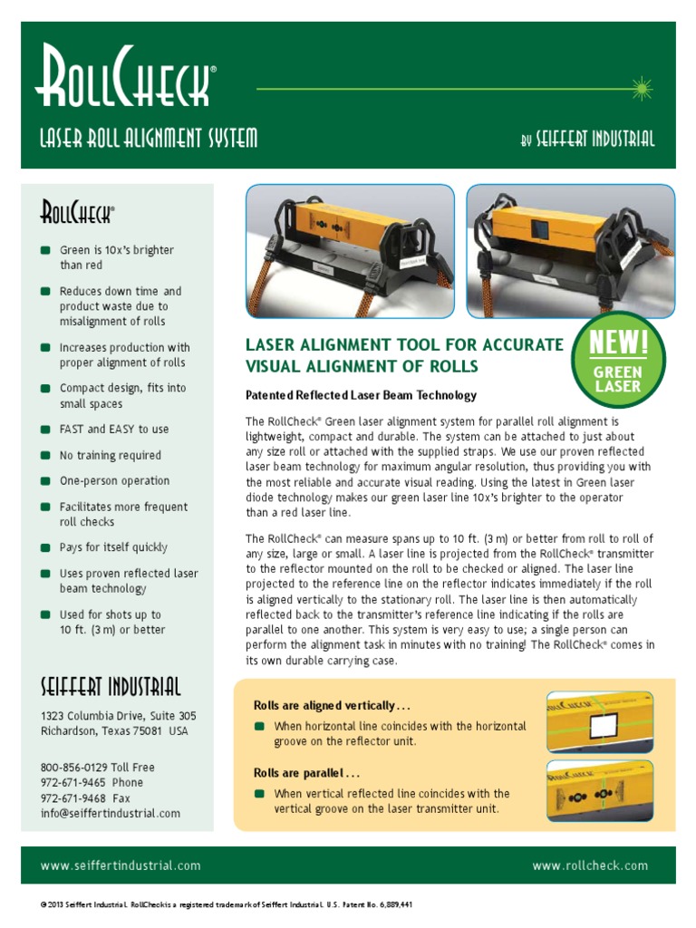 Roll Check | PDF | Laser | Mirror
