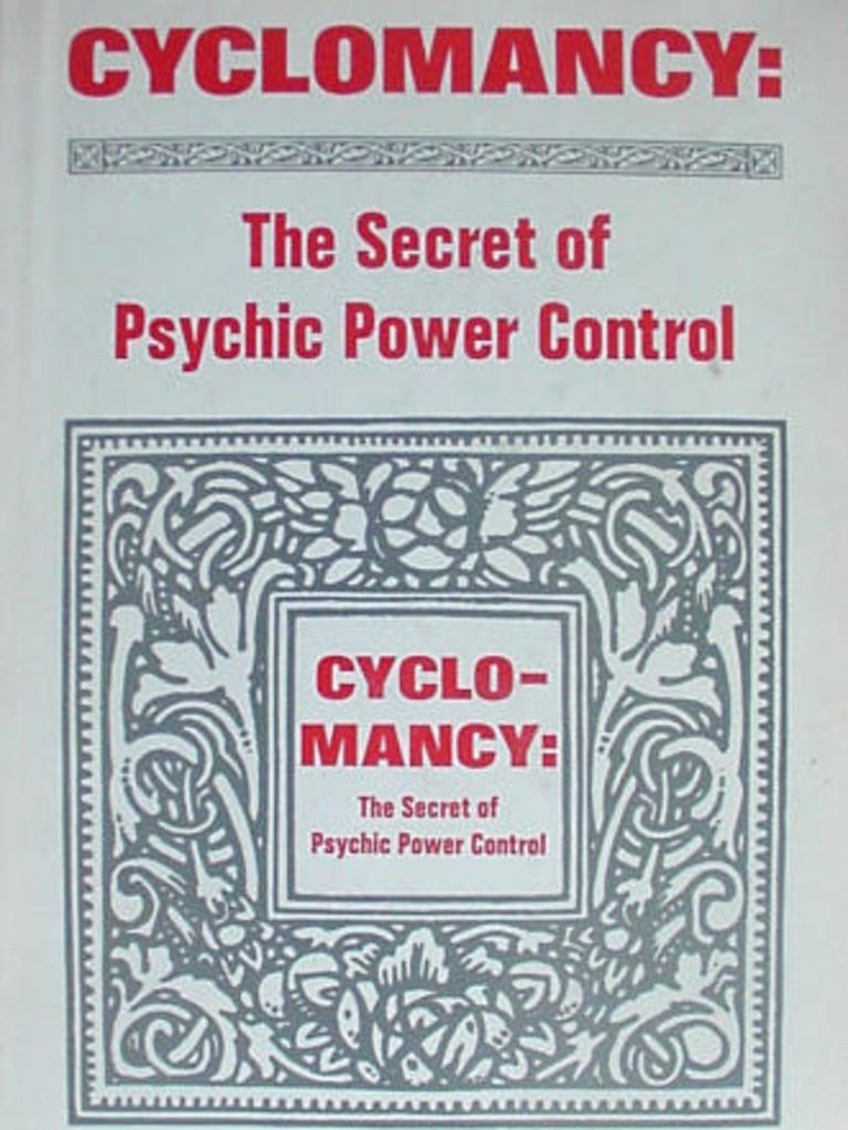 Cyclomancy: The Secret of Psychic Power Control | PDF | Applied And Interdisciplinary Physics ...