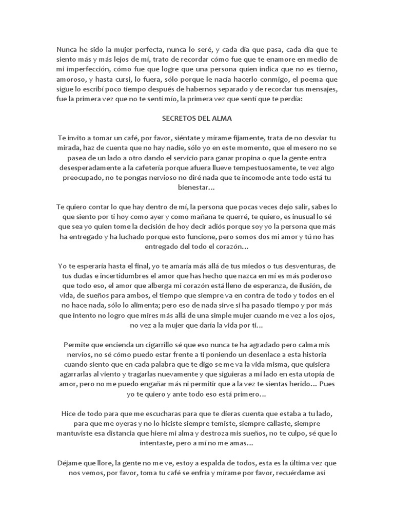 Secretos Del Alma | PDF | Sueño | Amor