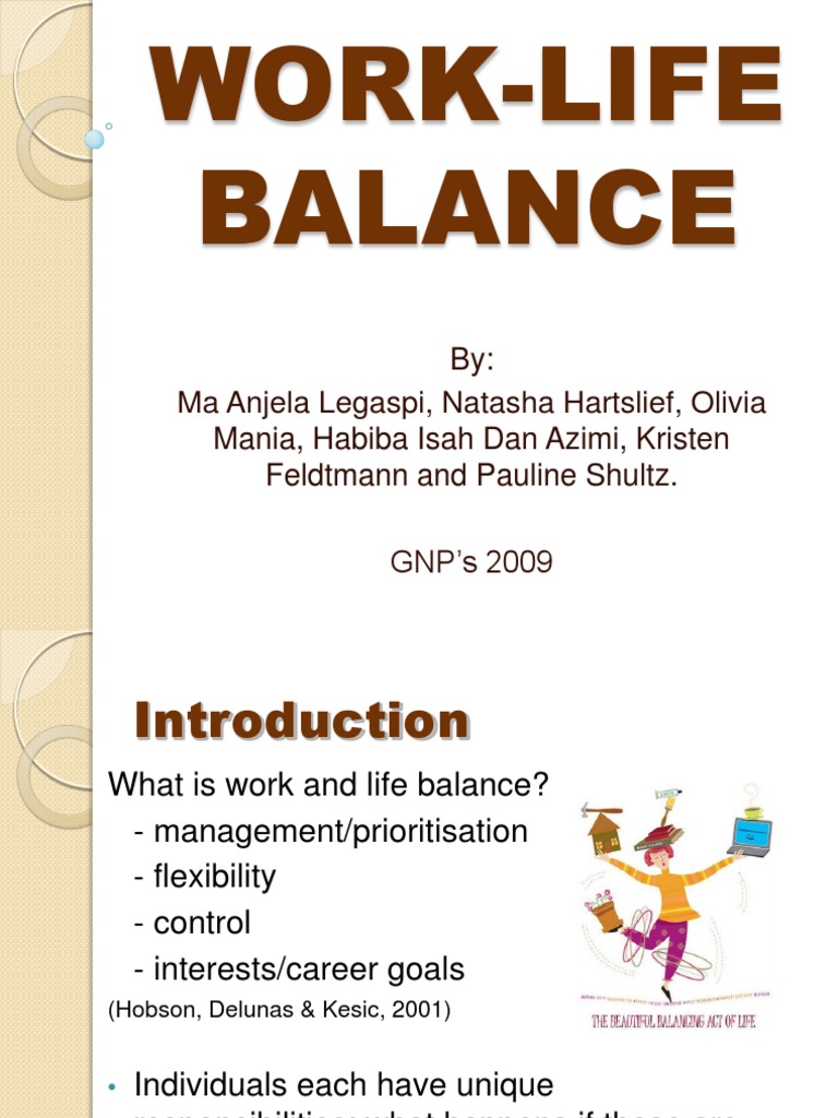 Work-Life Balance Presentation | Work–Life Balance | Employee Retention