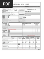 Pds Form Template | PDF | Government | Social Institutions
