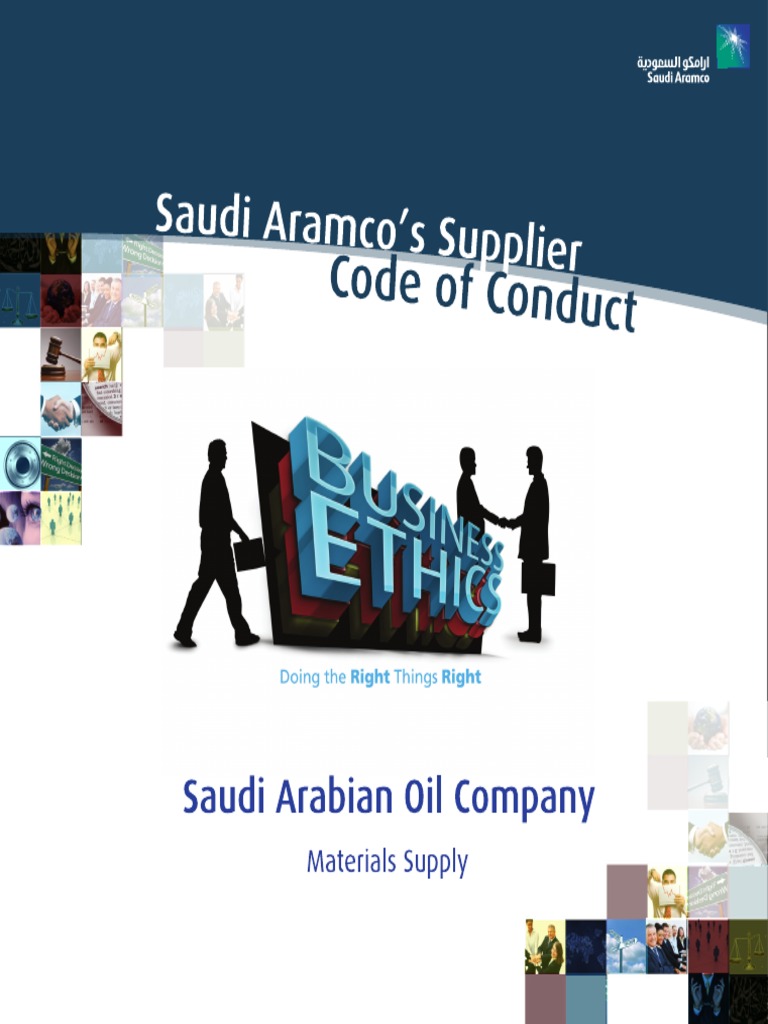 Saudi Aramco Code of Conduct | PDF