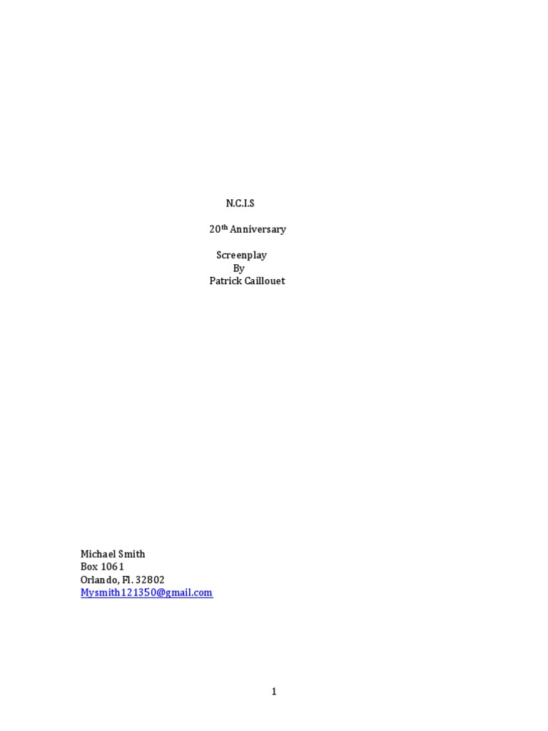 NCIS-20th Aniversary | PDF | Bar | Violence