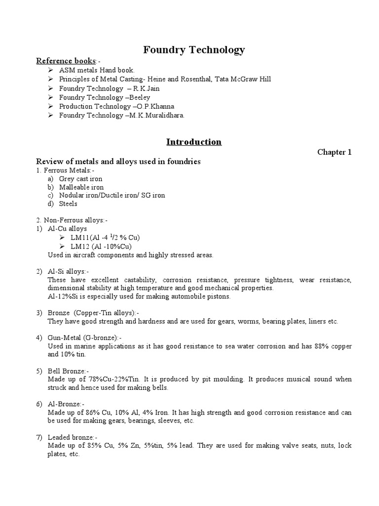 Advance Foundry Technology | PDF | Refractory | Cast Iron