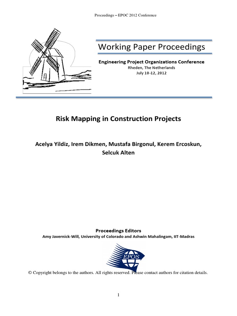 Risk Mapping in Construction Works | PDF | Risk | Factor Analysis