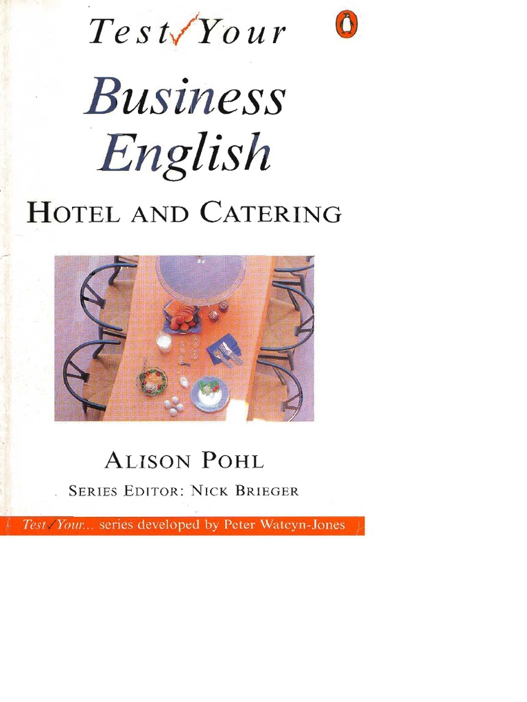 Longman Press Test Your Professional English - Hotel and Catering 2 ...