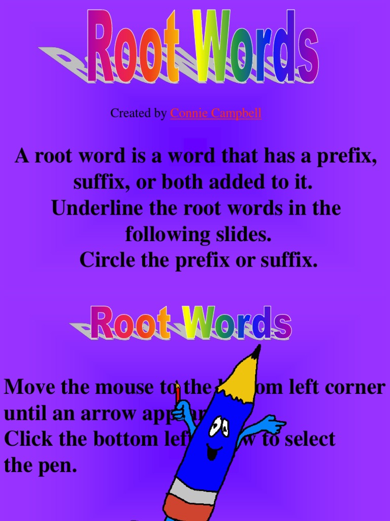 Root Words | PDF