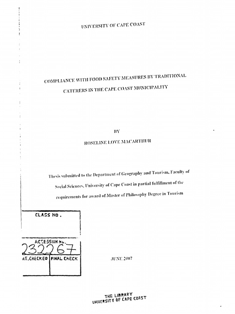 Compliance With Food Safety | PDF | Food Safety | Hazard Analysis And ...
