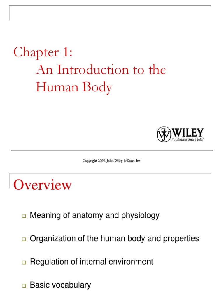 An Introduction To The Human Body | PDF | Anatomical Terms Of Location ...