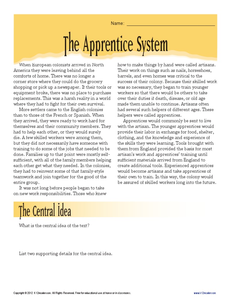 Apprentice System | PDF | Artisan | Apprenticeship