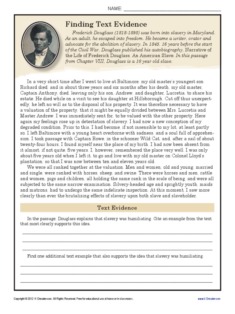 Frederick Douglass | Download Free PDF | Frederick Douglass | Slavery