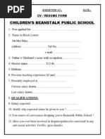 ACR Form For Primary Teachers of HP by Vijay Kumar Heer | PDF