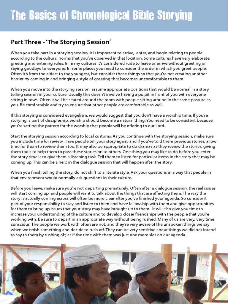 The Basics of Chronological Bible Storying | PDF | Self-Improvement