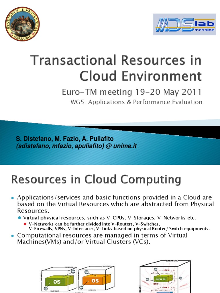 Resurce Provisioning | PDF | Virtual Machine | Cloud Computing