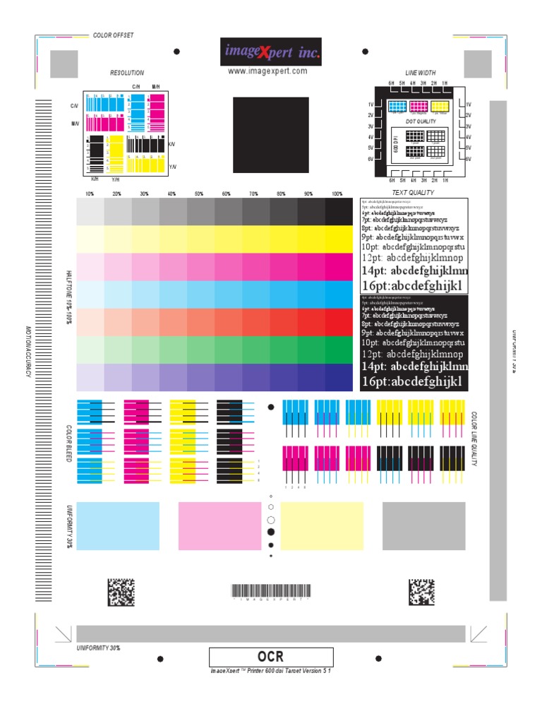 600dpi Imagexpert-Test Target | PDF | Pixel | Input/Output