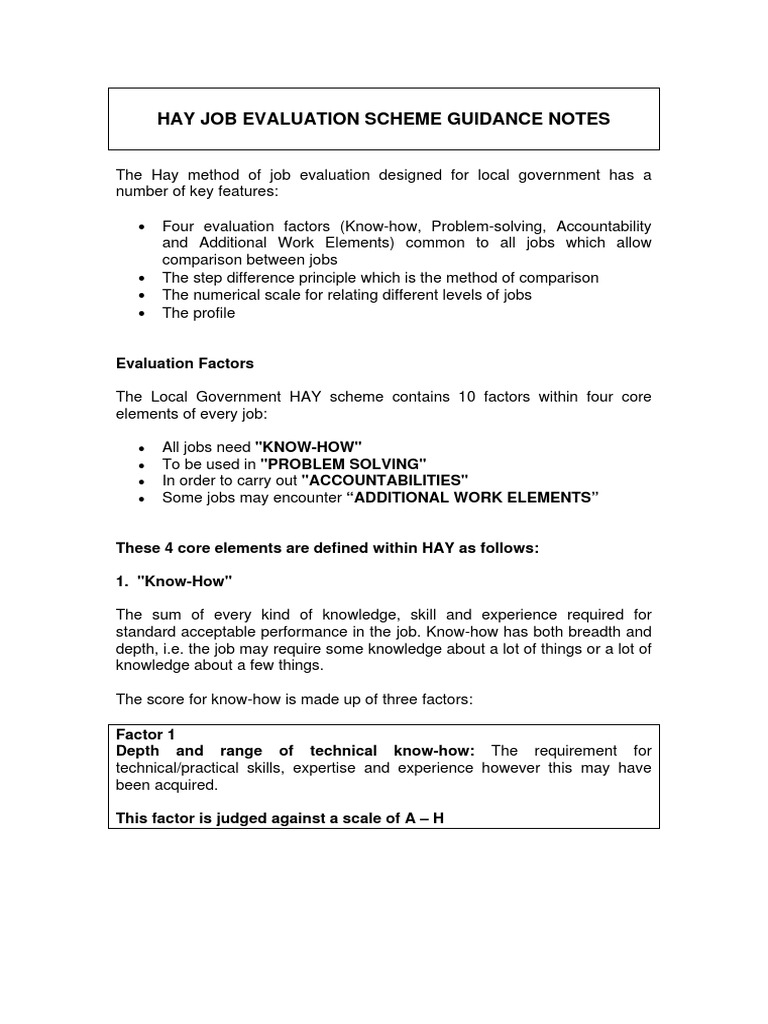 Hay Scheme Guidance PDF | PDF | Evaluation | Thought
