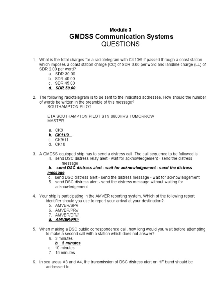 Module3 Questions | PDF | High Frequency | Radio Spectrum