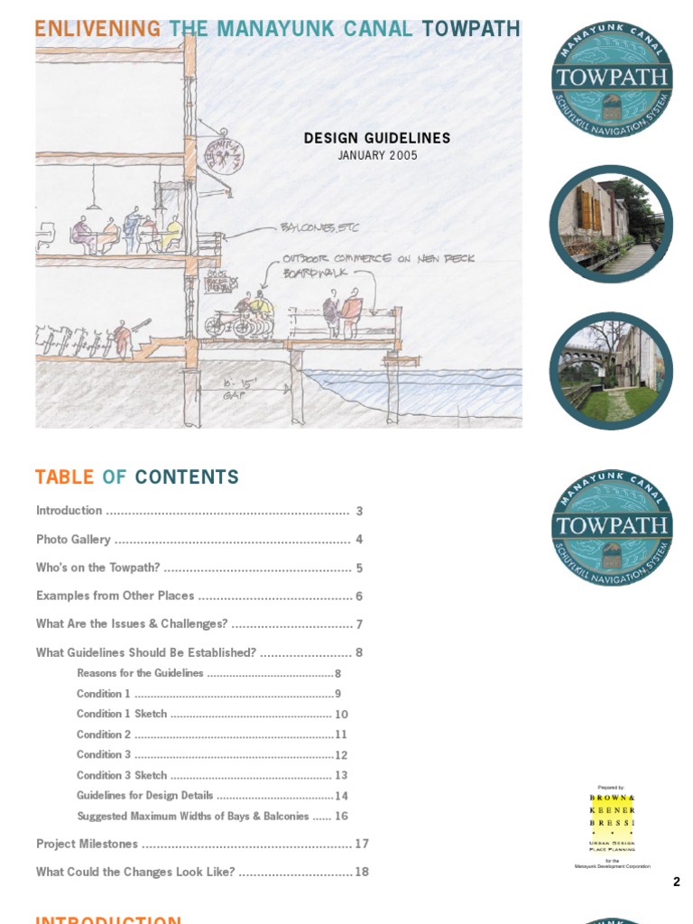 Canalside Patio Design Guidelines | PDF | Trail | Walking