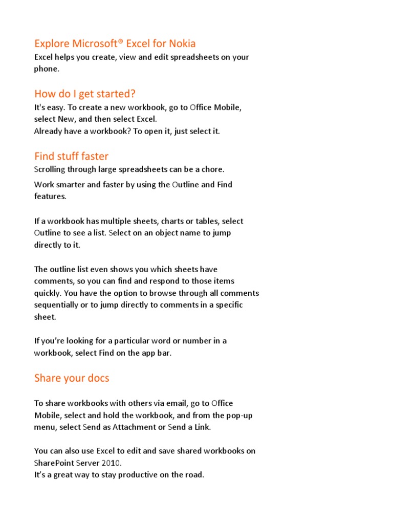 Explore - Excel - English-UK | PDF