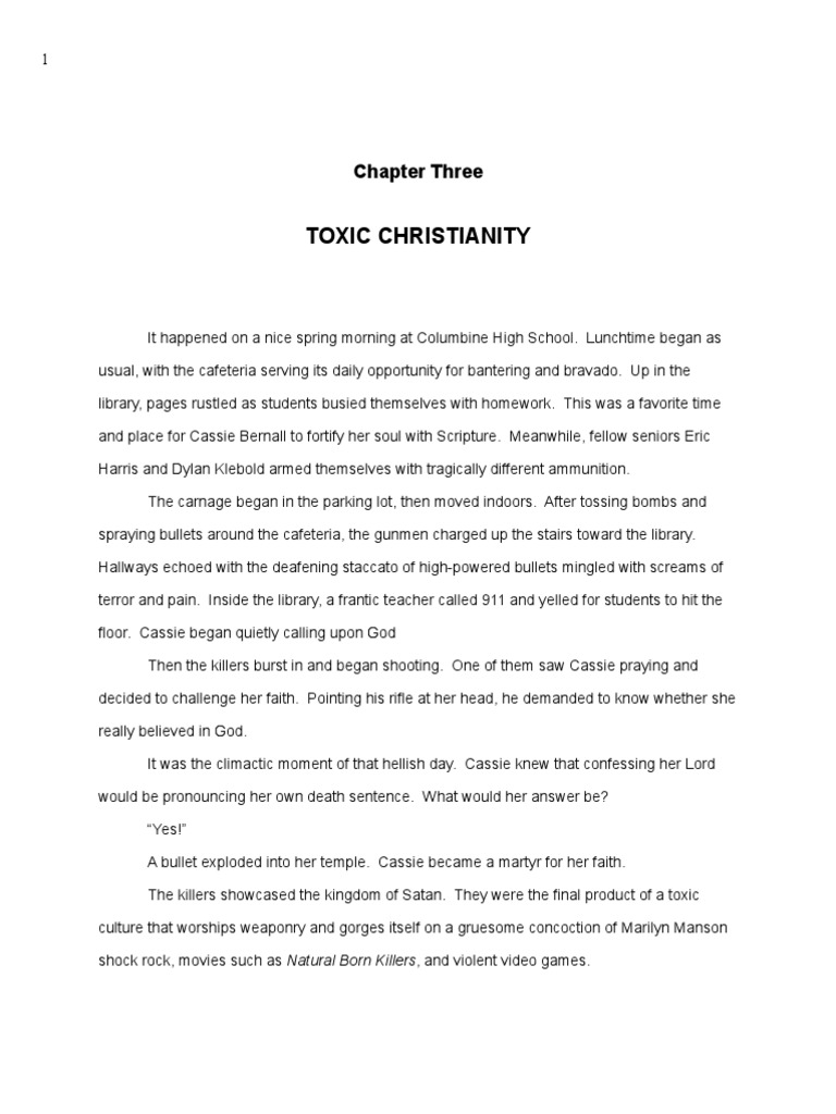 Toxic Christianity | PDF | Biblical Sabbath | Jesus