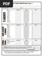 Sports Equipment Order Guide | PDF | Sports | Recreation